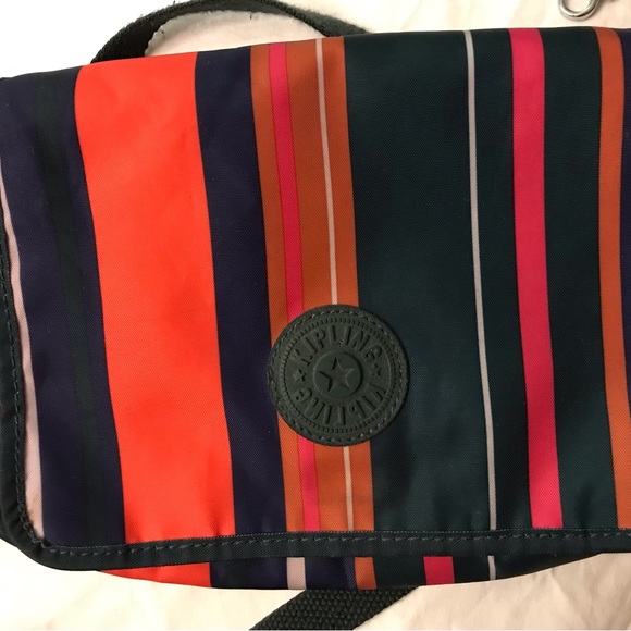 Kipling | Bags | Kipling Striped Crossbody Handbag | Poshmark